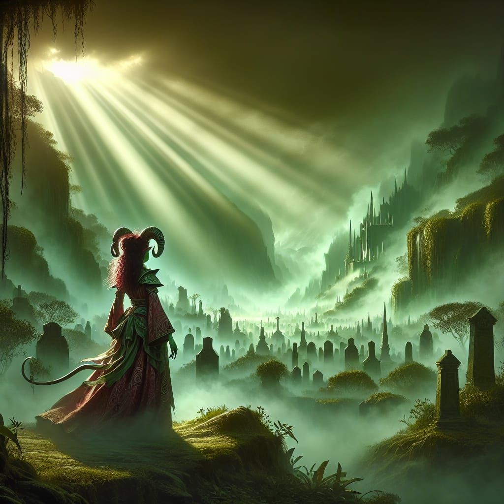 Through the land of the dead. - AI Generated Artwork - NightCafe Creator