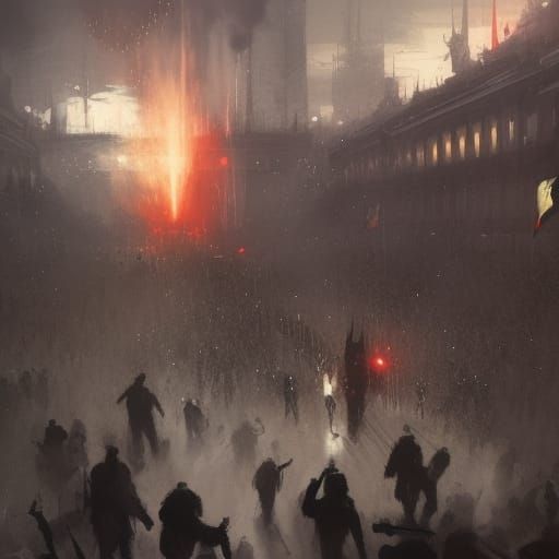 Protest - AI Generated Artwork - NightCafe Creator