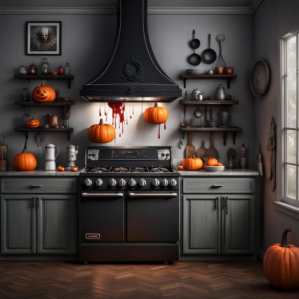 Creepy Kitchen - AI Generated Artwork - NightCafe Creator