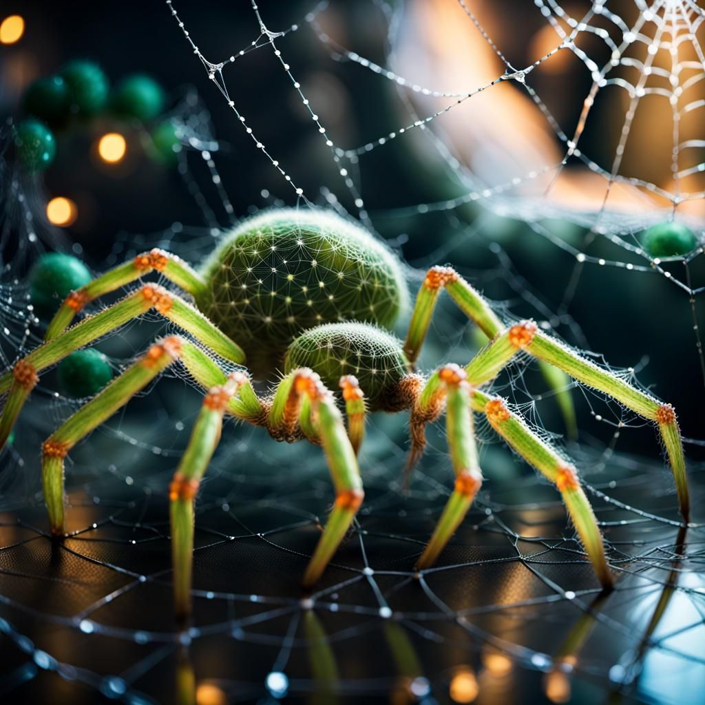 Cacti Spider - AI Generated Artwork - NightCafe Creator