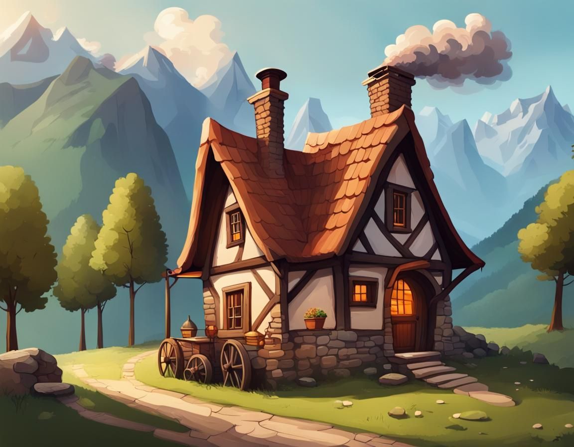 A house. - AI Generated Artwork - NightCafe Creator