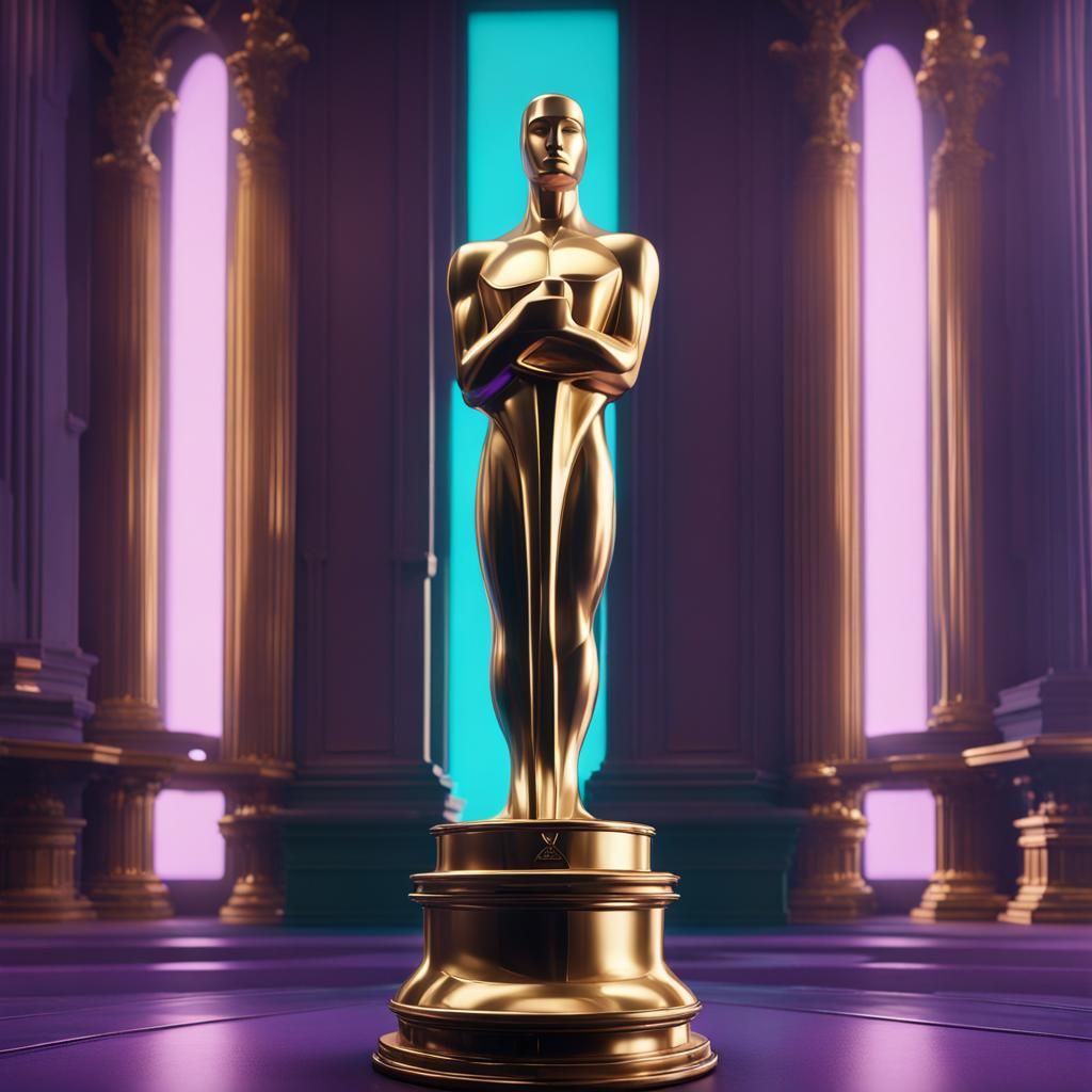 Oscar awards 8k resolution dynamic lighting hyperdetailed intricately ...