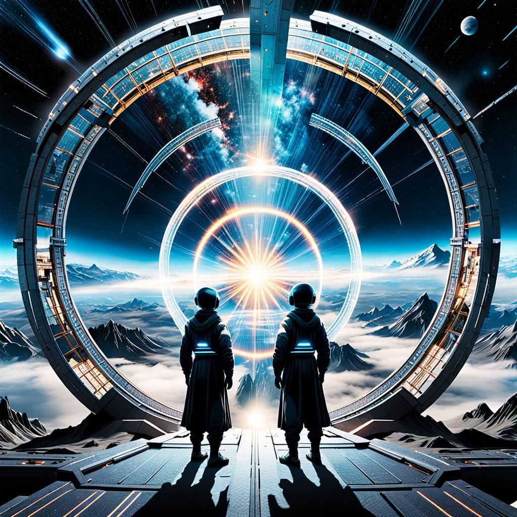 Stargate patrol - AI Generated Artwork - NightCafe Creator