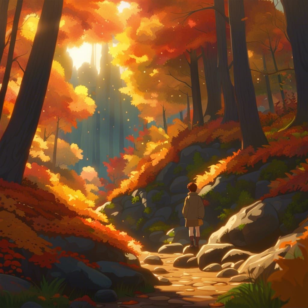 Start of Autumn - AI Generated Artwork - NightCafe Creator