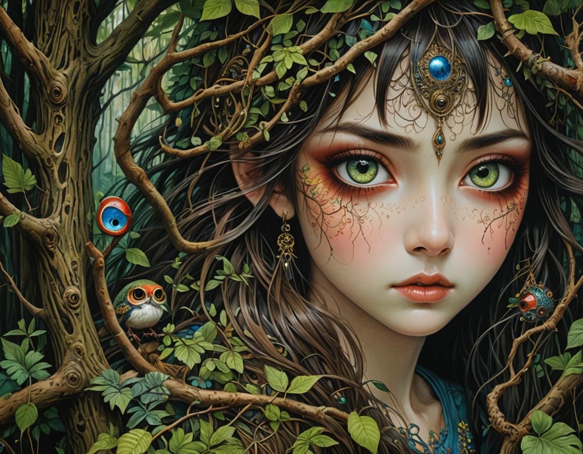 Hamadryad - AI Generated Artwork - NightCafe Creator