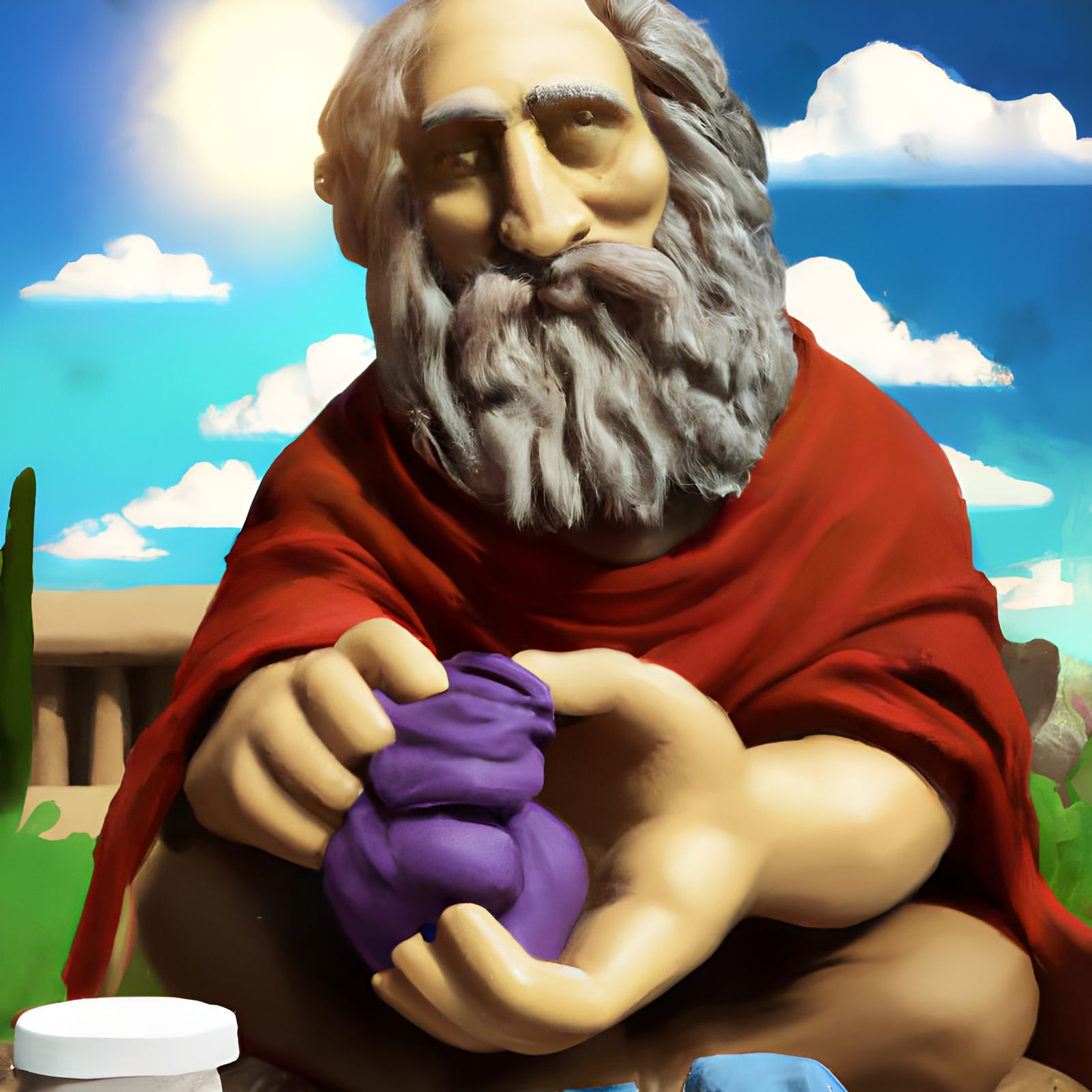 Play-Doh Plato Returns - AI Generated Artwork - NightCafe Creator