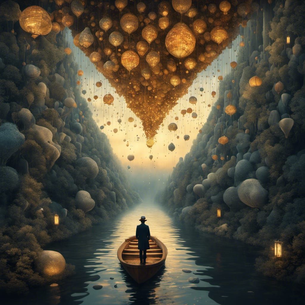 The river of dreams - AI Generated Artwork - NightCafe Creator