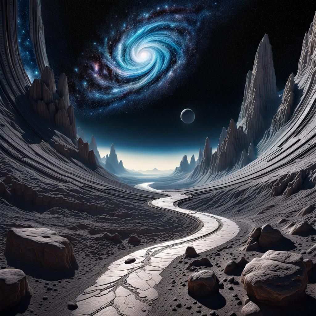 Galaxy view - AI Generated Artwork - NightCafe Creator