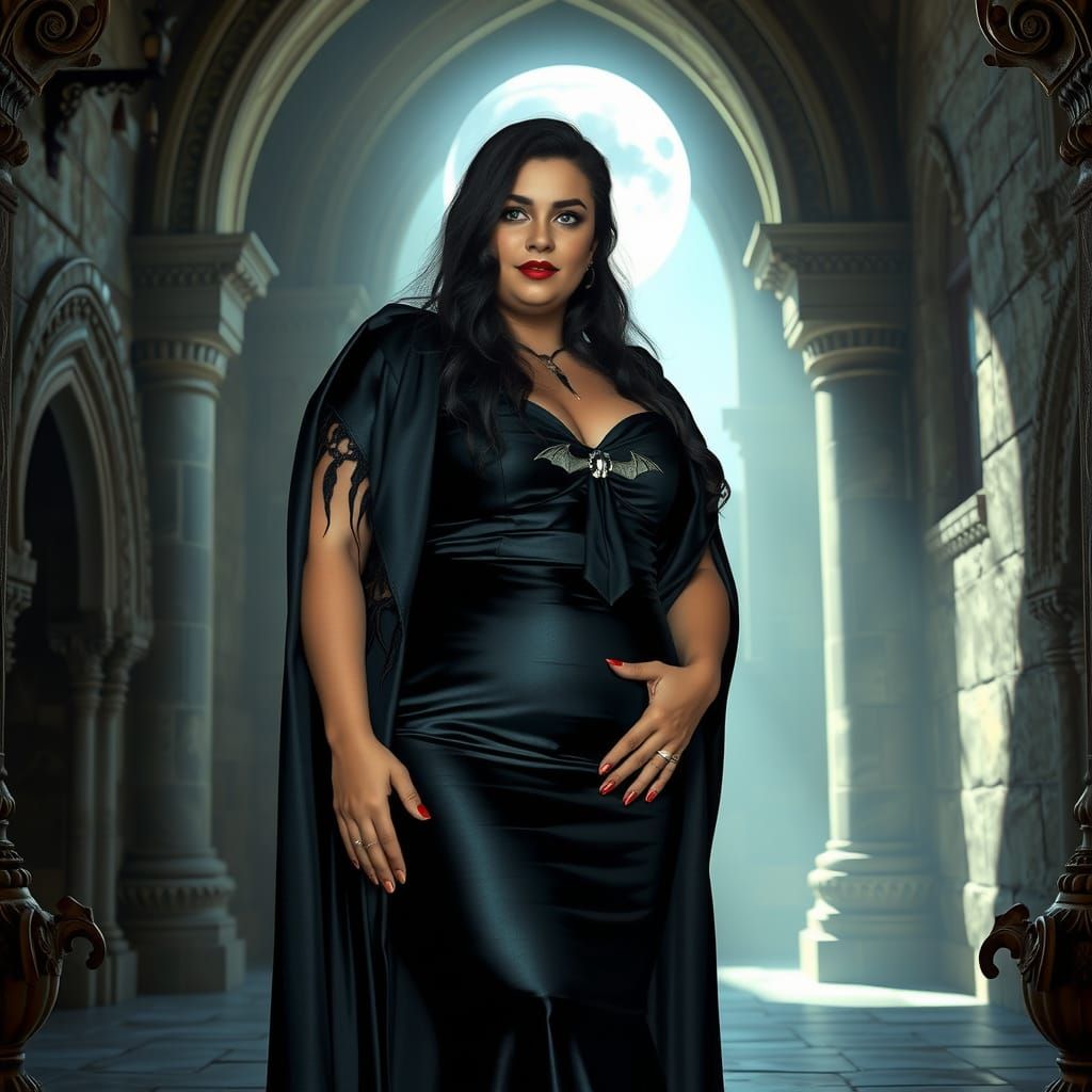 Syrian vampire condessa mature, Black tie, gravata borboleta, capa de drácula em cetim com ...