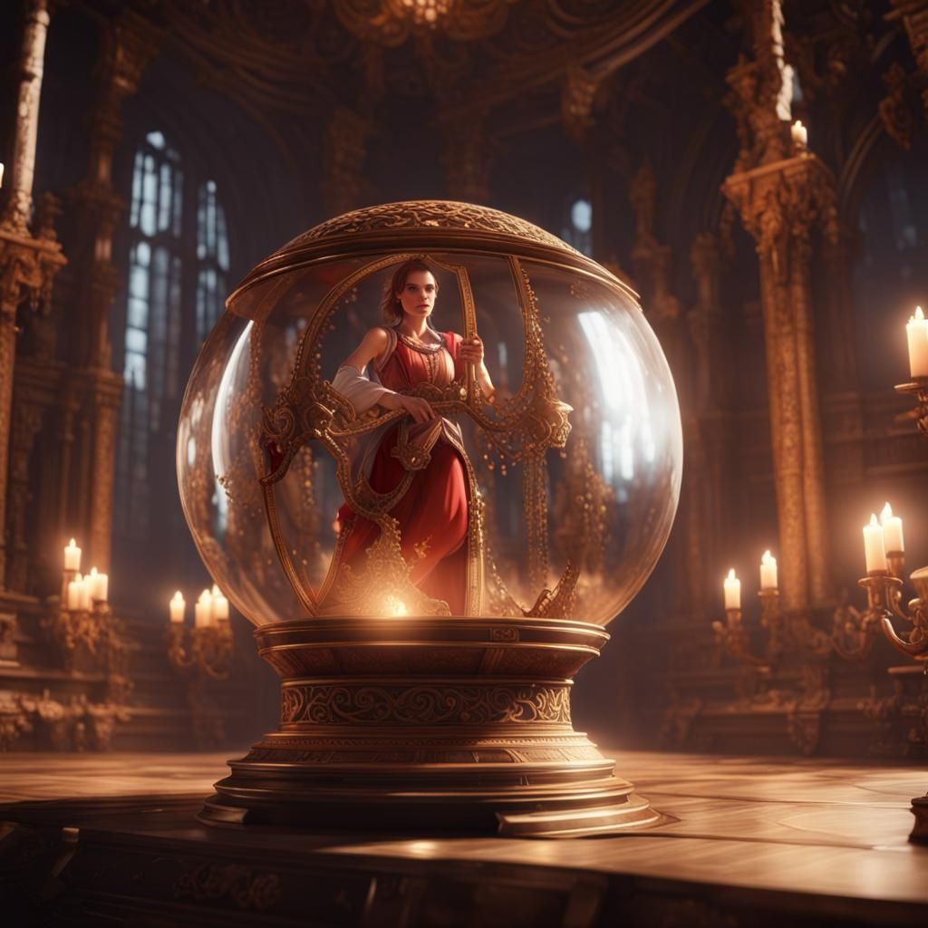 Lady trapped by her own power - AI Generated Artwork - NightCafe Creator