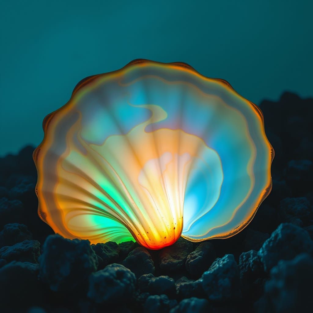 A shell hidden in deep of ocean. - Ethereal Oceanic Shell R...