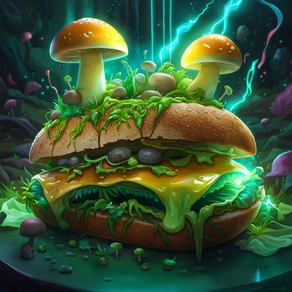 Radioactive Snack - AI Generated Artwork - NightCafe Creator