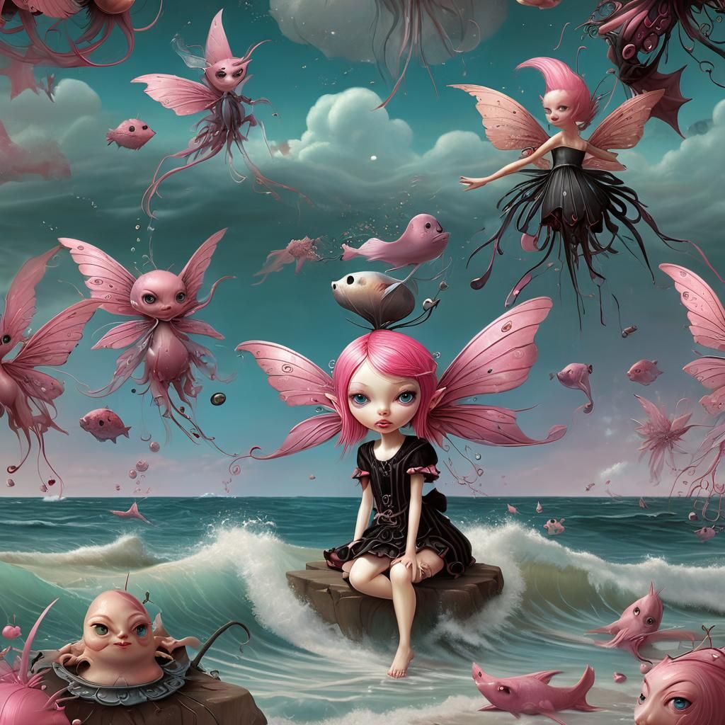 Secret Fairies' World - AI Generated Artwork - NightCafe Creator