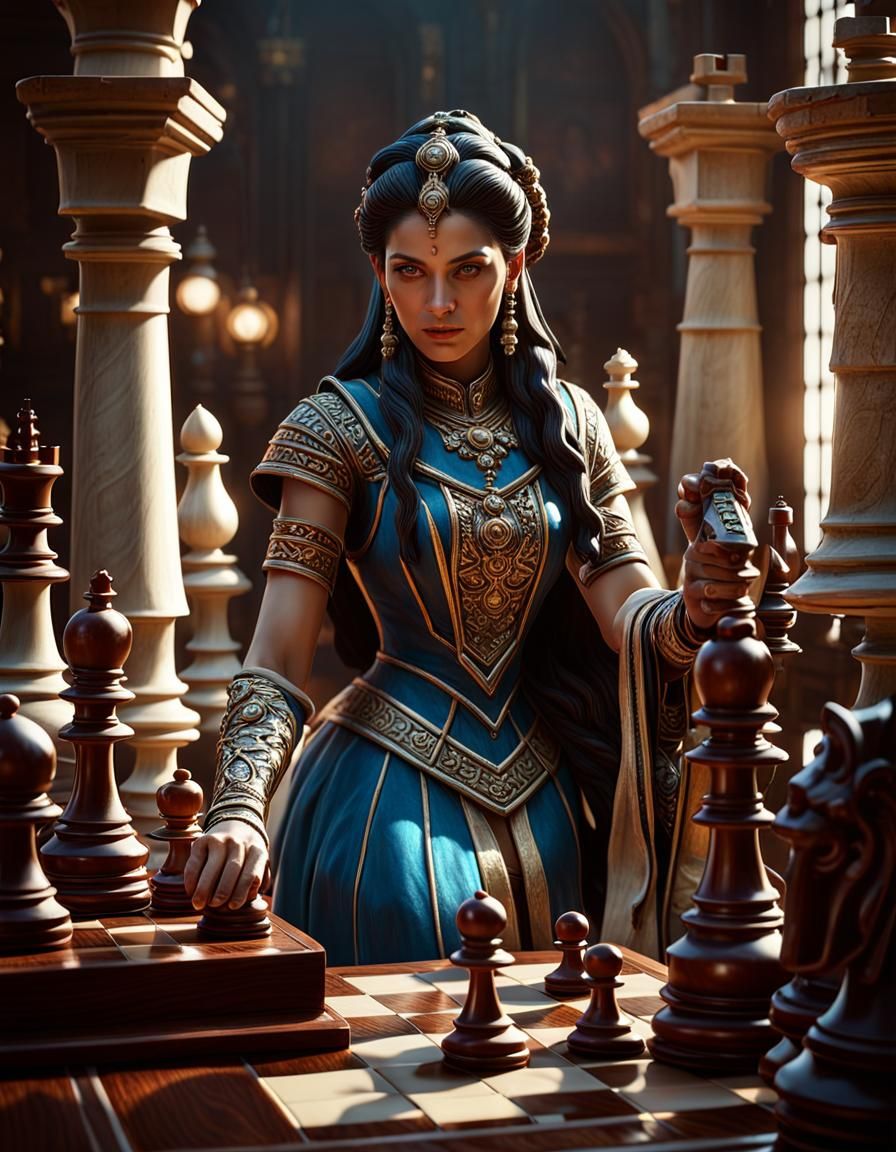 The chess Challenge - AI Generated Artwork - NightCafe Creator