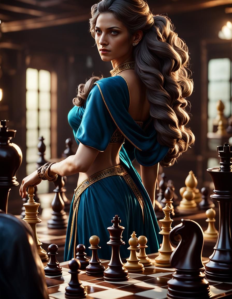 The chess Challenge - AI Generated Artwork - NightCafe Creator