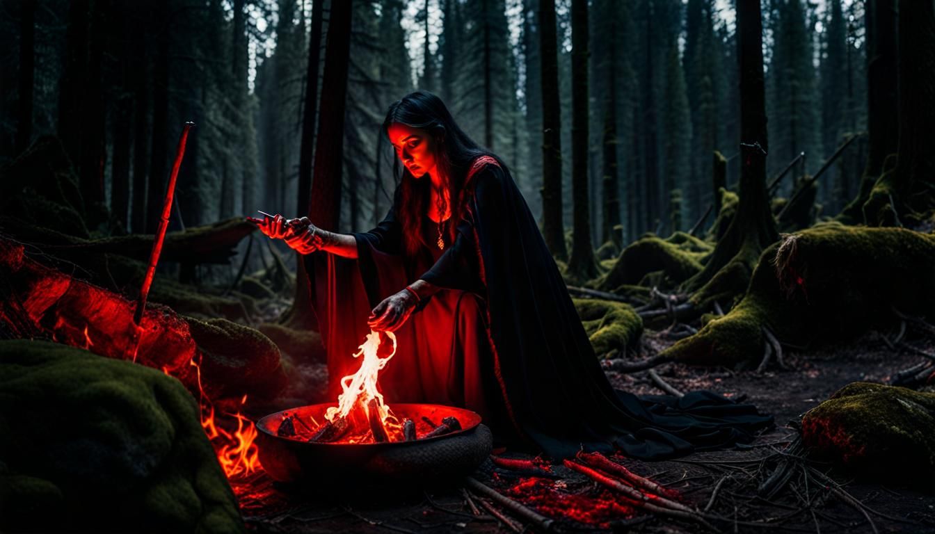 blood ritual - AI Generated Artwork - NightCafe Creator