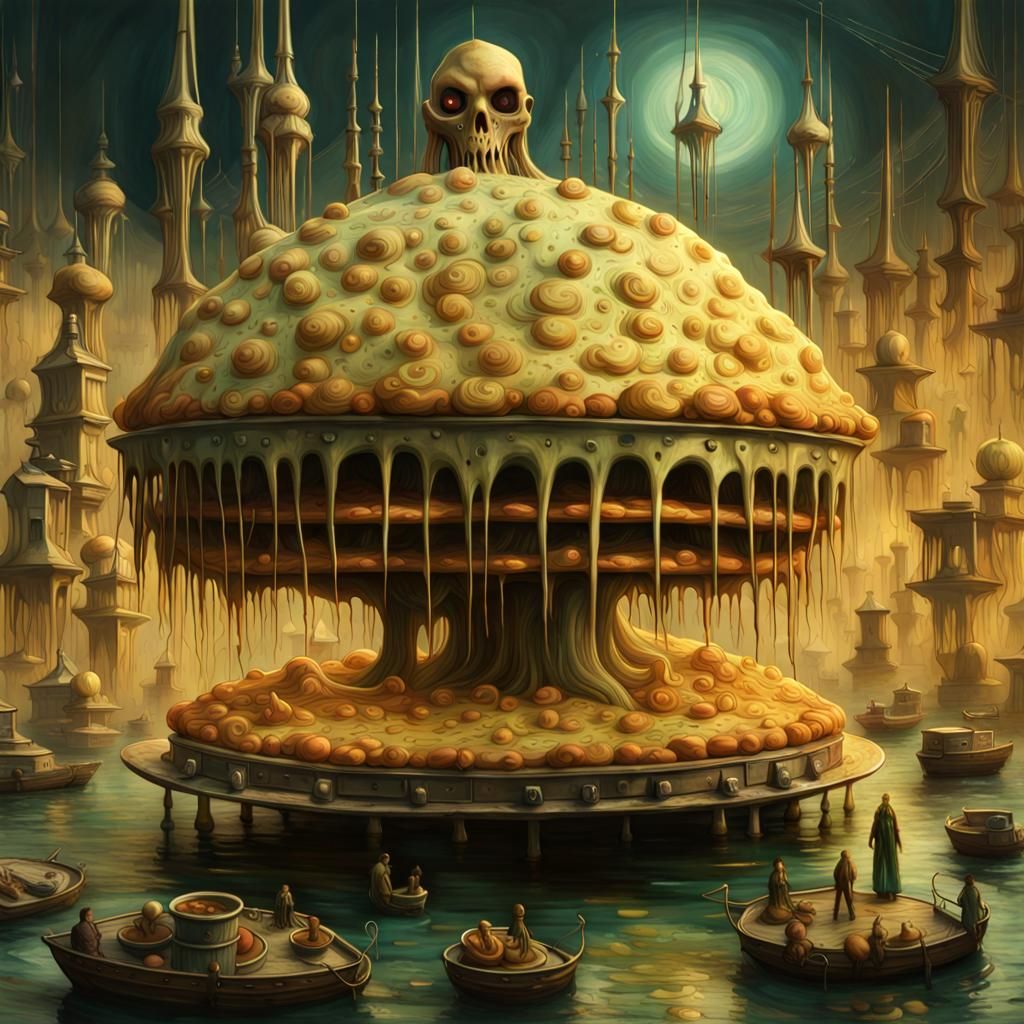 Cthulhu Pie - AI Generated Artwork - NightCafe Creator