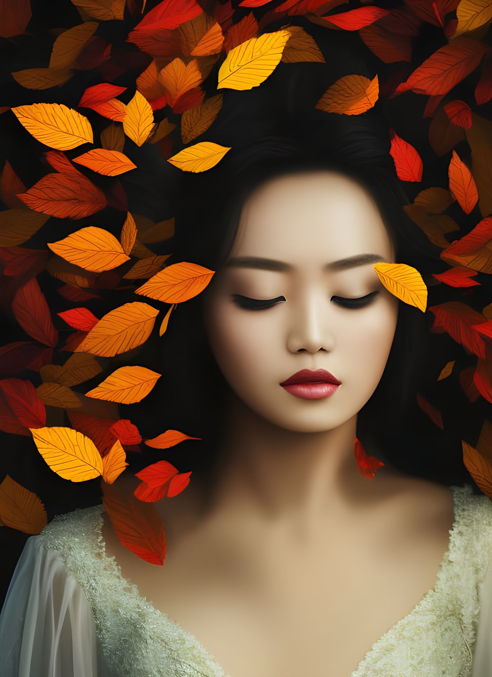 beautiful asian - AI Generated Artwork - NightCafe Creator