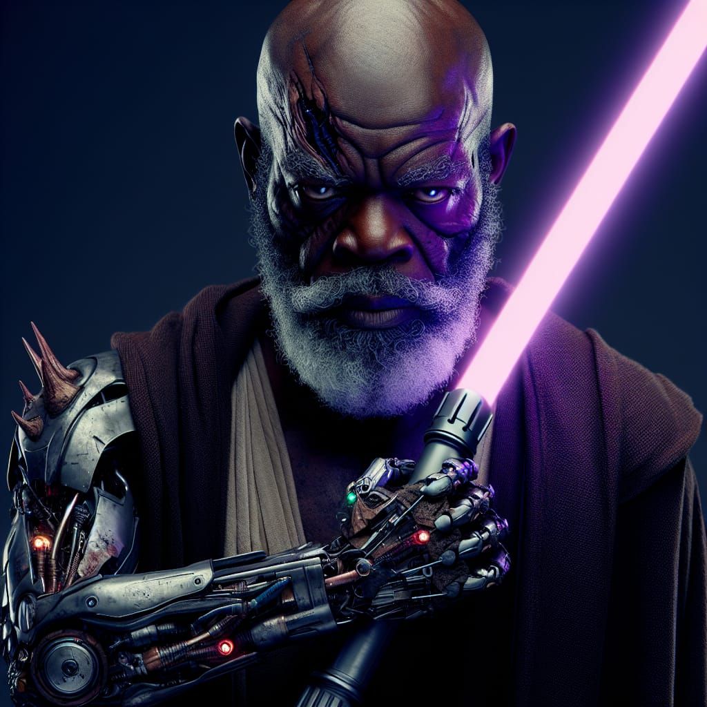 Mace Windu returns - AI Generated Artwork - NightCafe Creator