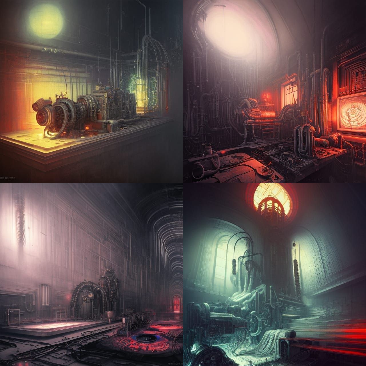 The infernal engine cranking out lucid dreams 8k resolution concept art ...