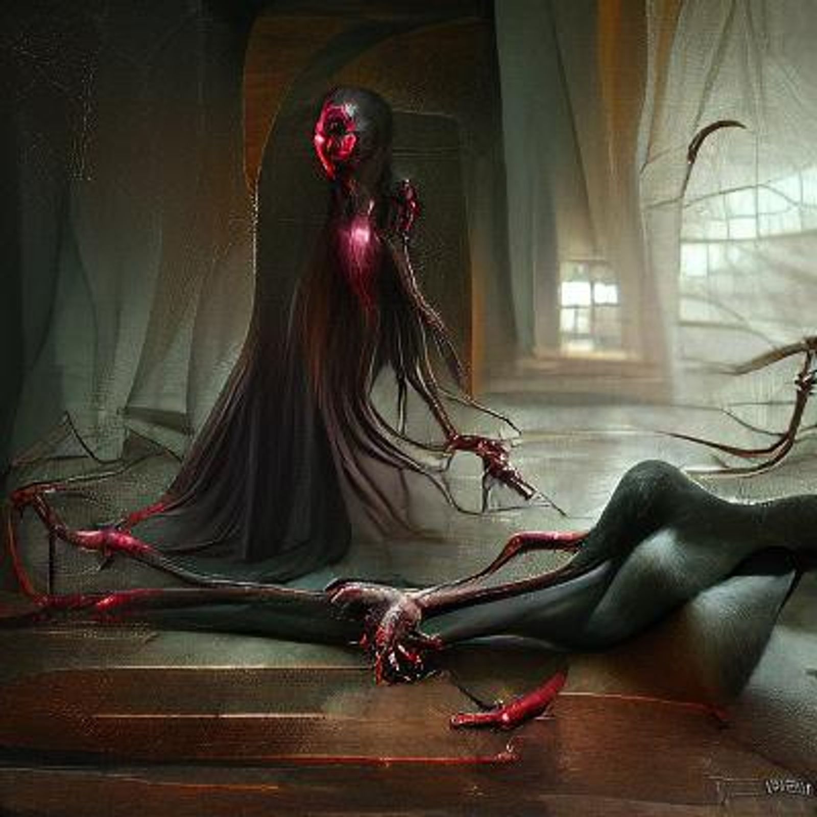 SCP-043; Daughter of Shadows - AI Generated Artwork - NightCafe Creator