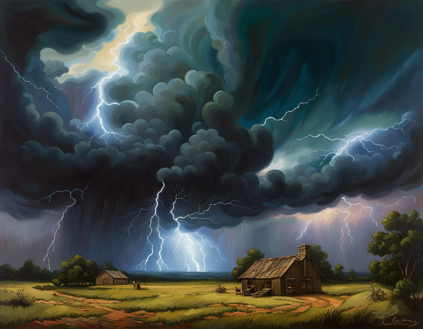 The Restless Storm - AI Generated Artwork - NightCafe Creator