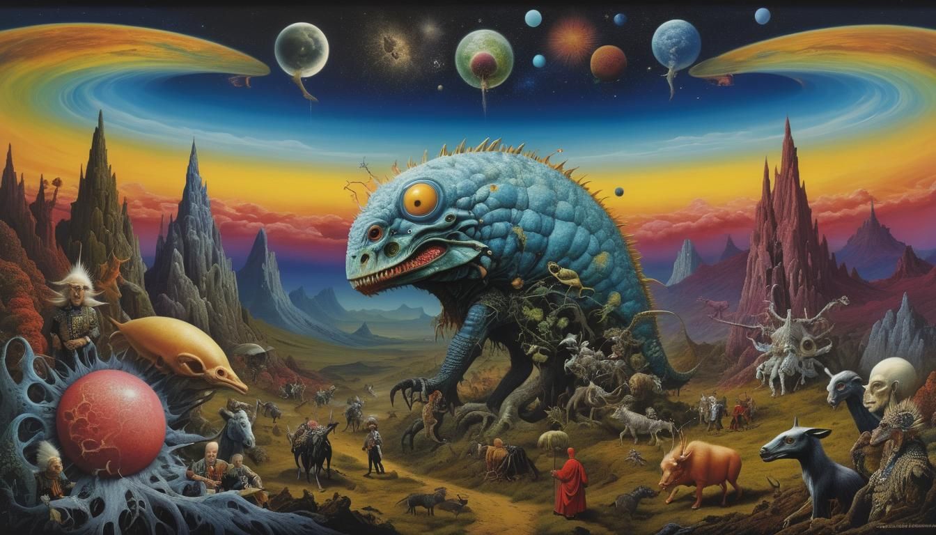 ALBINO UNIVERSE - THE NEXT GENERATION 2 - AI Generated Artwork - NightCafe Creator