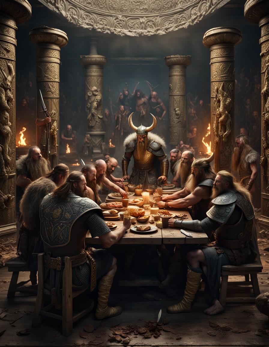 Feast - AI Generated Artwork - NightCafe Creator