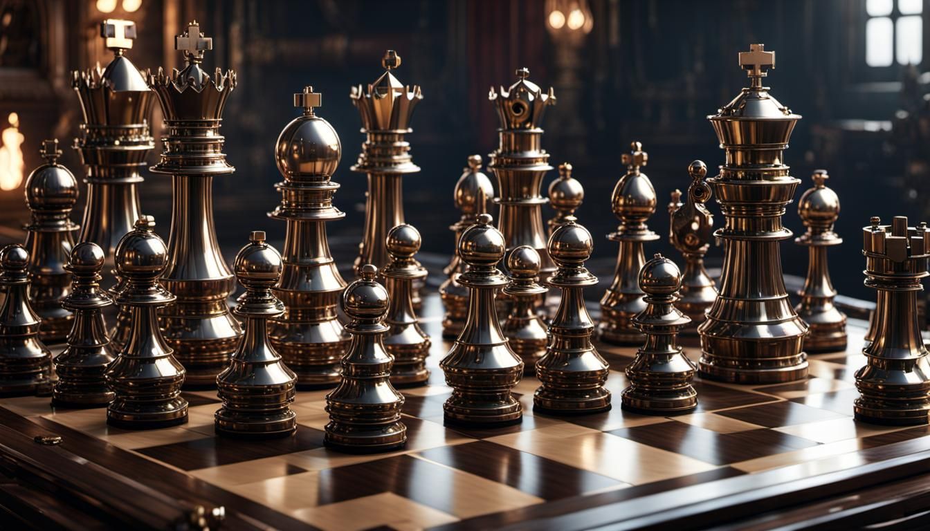 Steampunk style chees board - AI Generated Artwork - NightCafe Creator