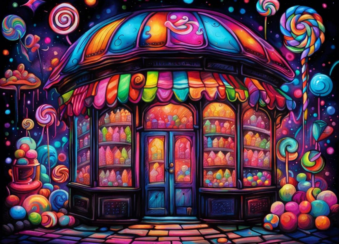 Candy Shop - AI Generated Artwork - NightCafe Creator