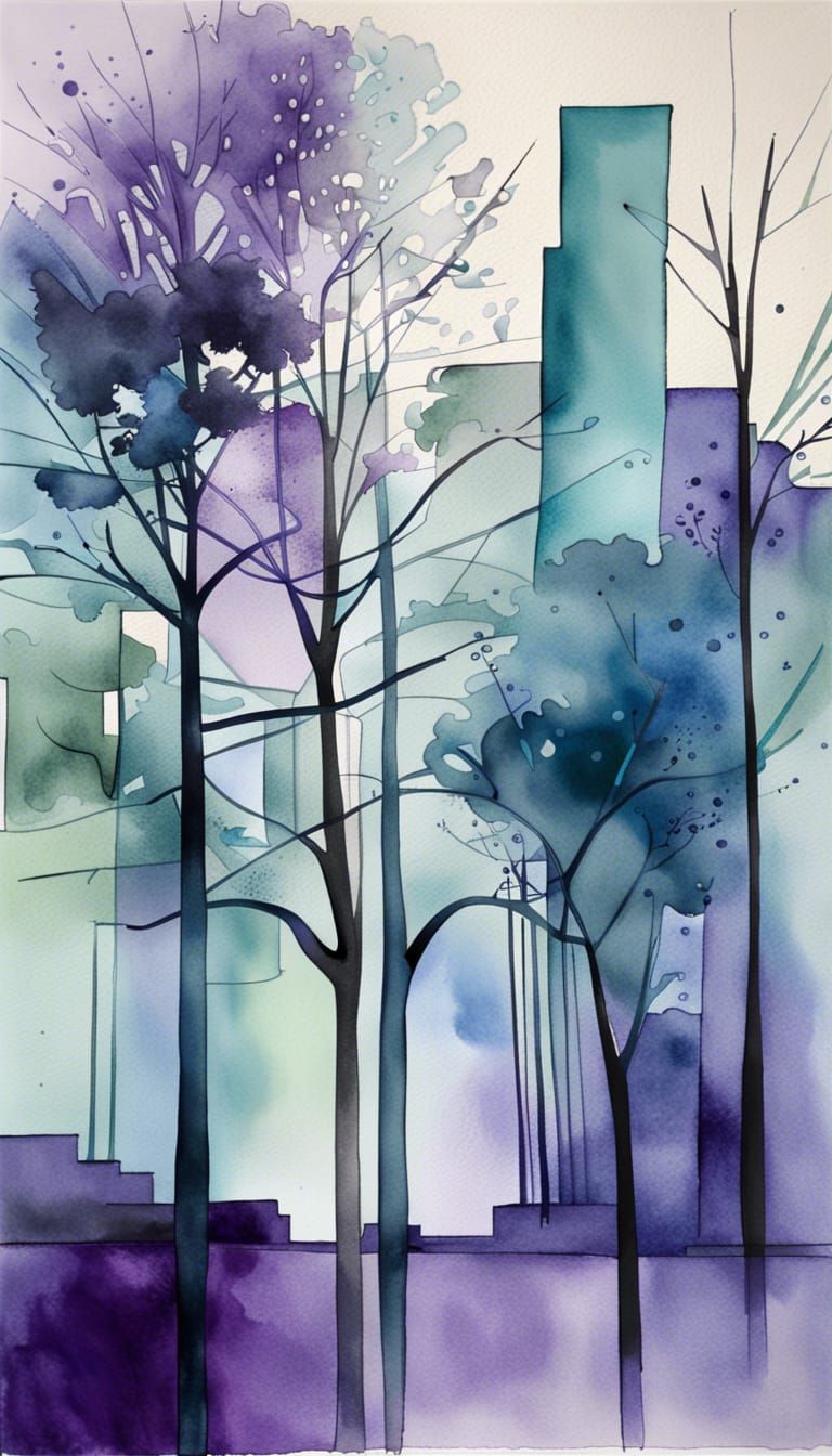 Rainy Spring Day - AI Generated Artwork - NightCafe Creator