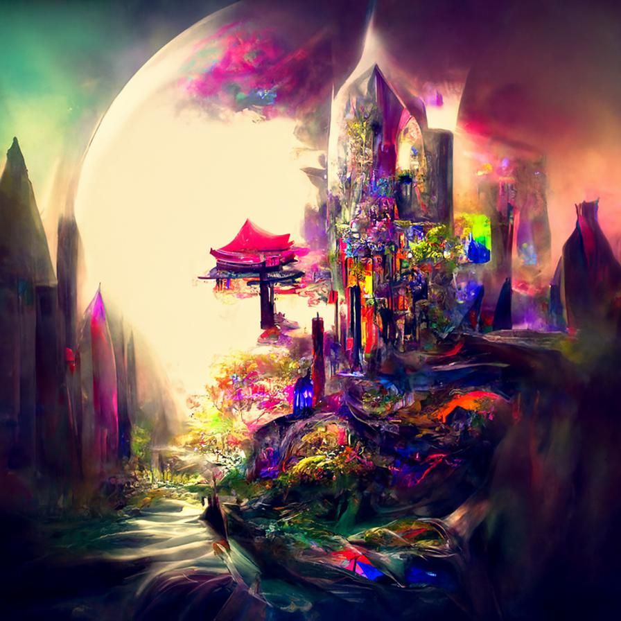 Fantasy world - AI Generated Artwork - NightCafe Creator