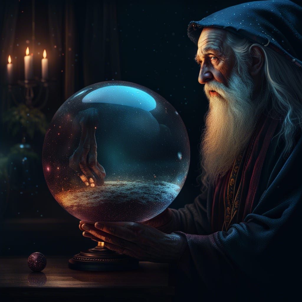 ponder the orb - AI Generated Artwork - NightCafe Creator