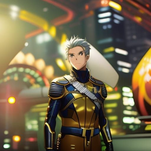 Anime Space Ranger - AI Generated Artwork - NightCafe Creator