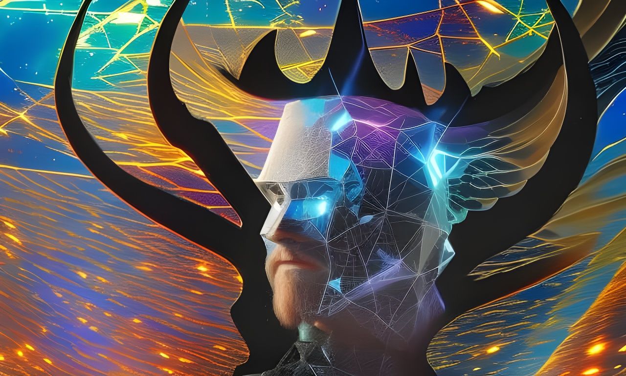 Cosmic Devil - AI Generated Artwork - NightCafe Creator