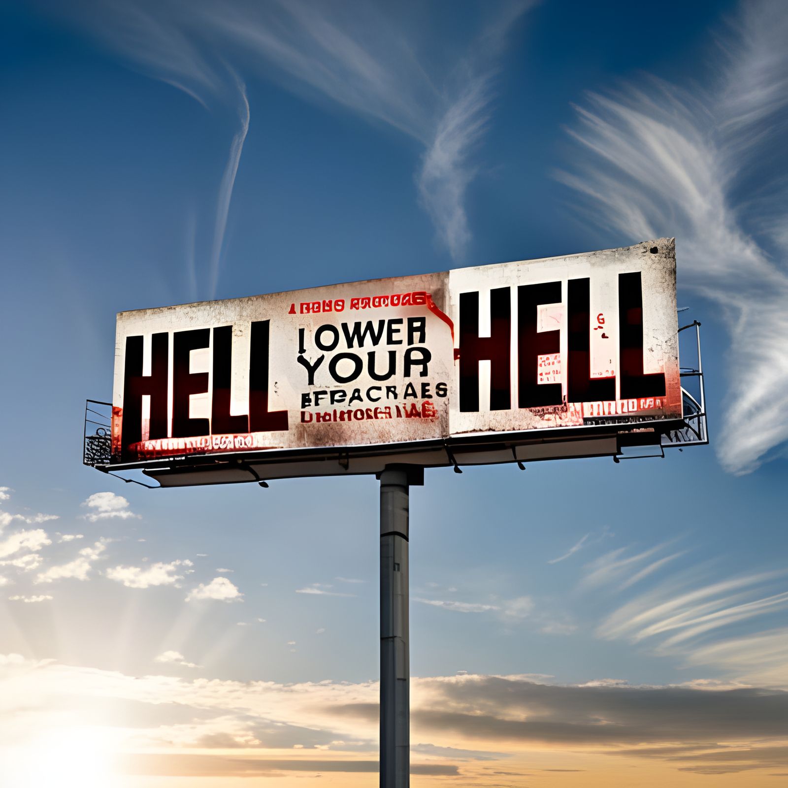 Lower your Hell! - AI Generated Artwork - NightCafe Creator