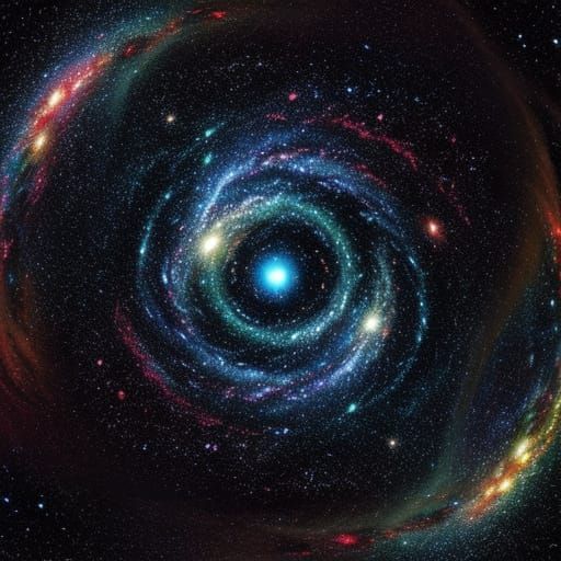 Dragon galaxy - Epic Dragon in a Celestial Galaxy