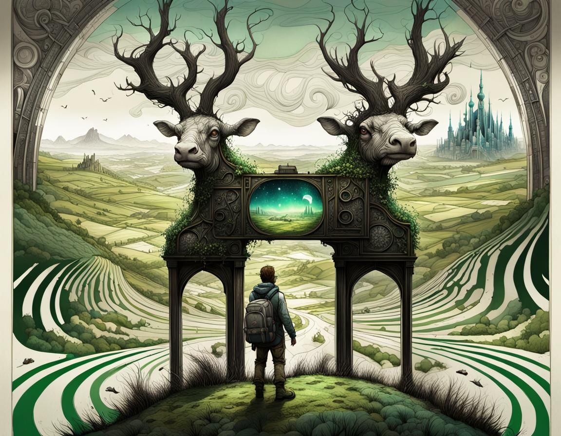 Landscape Altered - AI Generated Artwork - NightCafe Creator