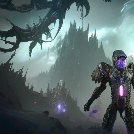 intergalactic space elves - AI Generated Artwork - NightCafe Creator