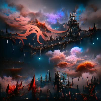 the abyssal sky - AI Generated Artwork - NightCafe Creator