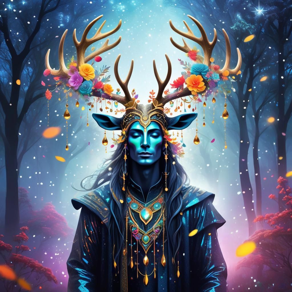 The Antlers man of the mystical world - AI Generated Artwork ...