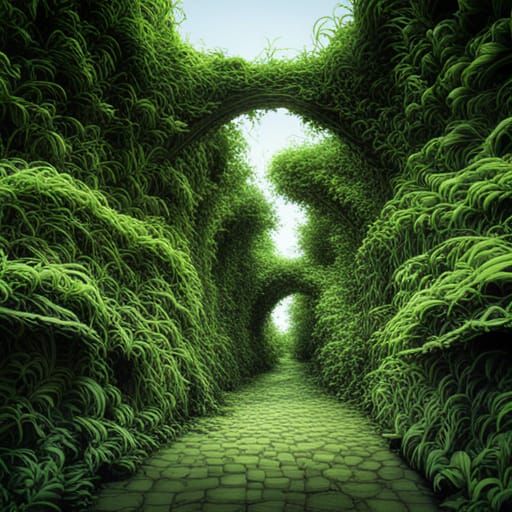 Vines growing everywhere, 8k resolution, a masterpiece, 35mm ...