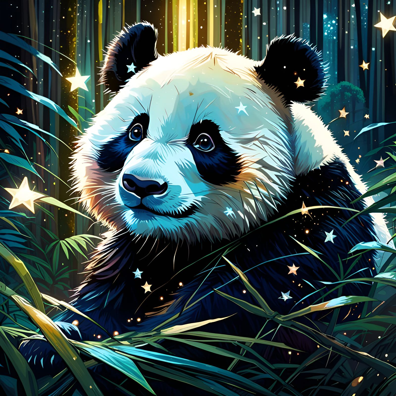 Cute Panda:) - AI Generated Artwork - NightCafe Creator