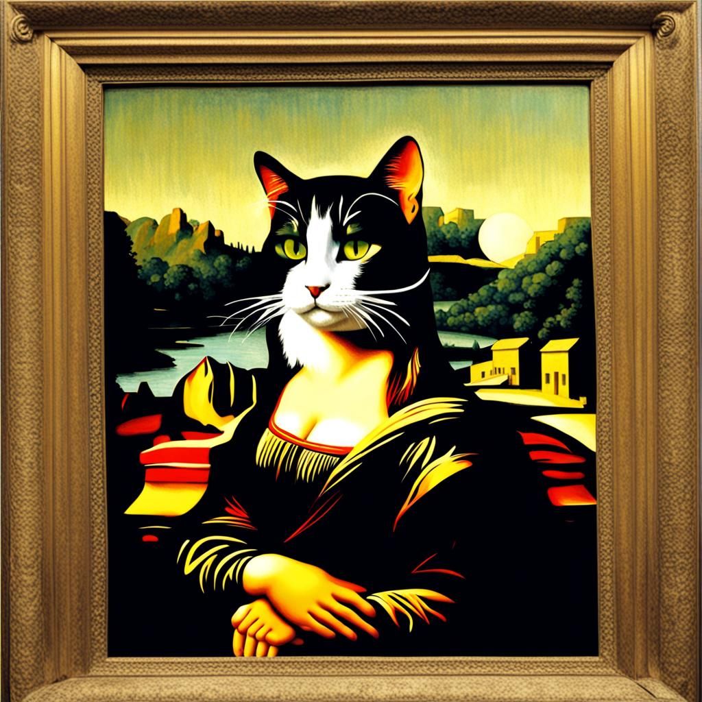 The Mona Cata - AI Generated Artwork - NightCafe Creator