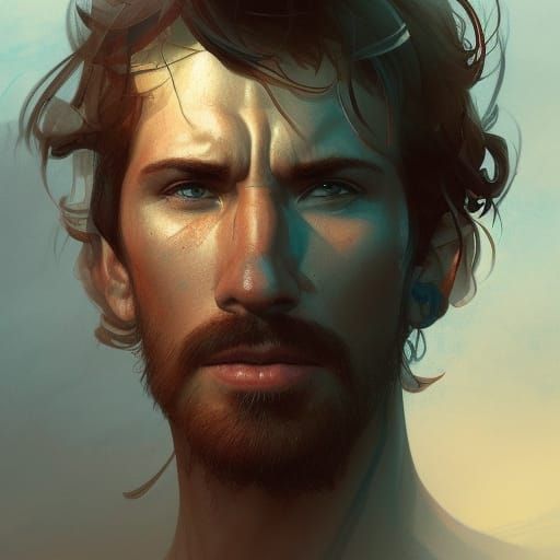 A broken man that sailing in ocean - AI Generated Artwork - NightCafe ...