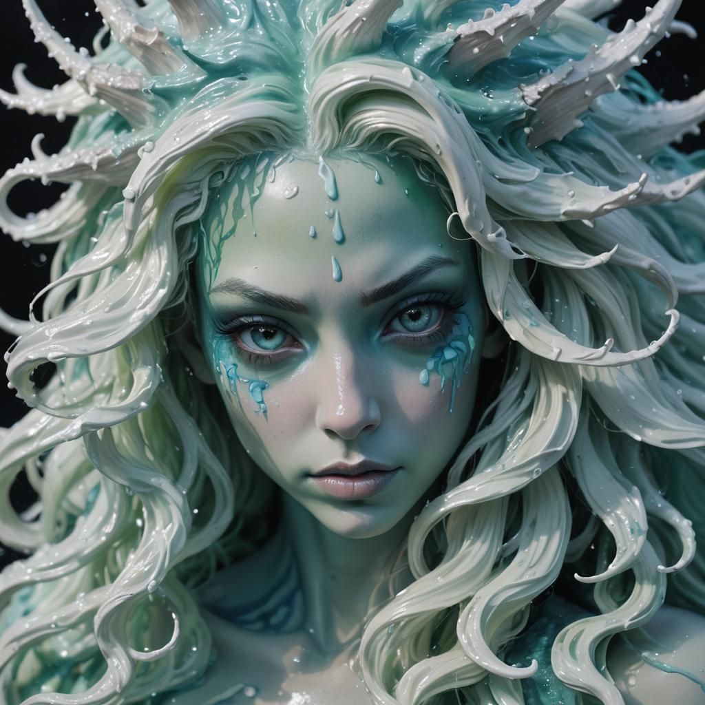 Aquatic Elf 2 - AI Generated Artwork - NightCafe Creator