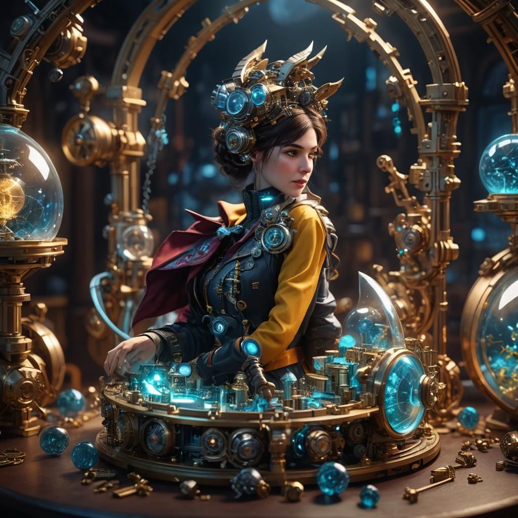 A young brunette female inventor with a knack for creating gadgets, who ...