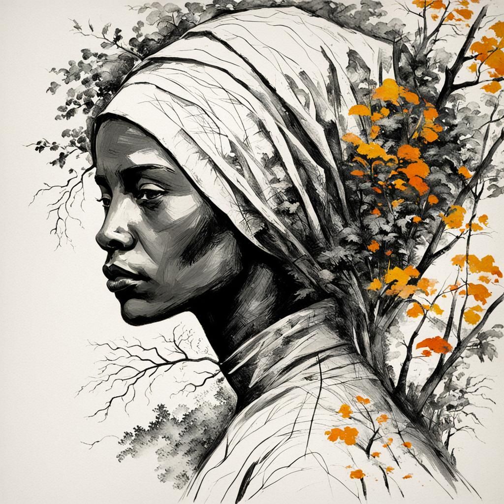 Abstract portrait - AI Generated Artwork - NightCafe Creator