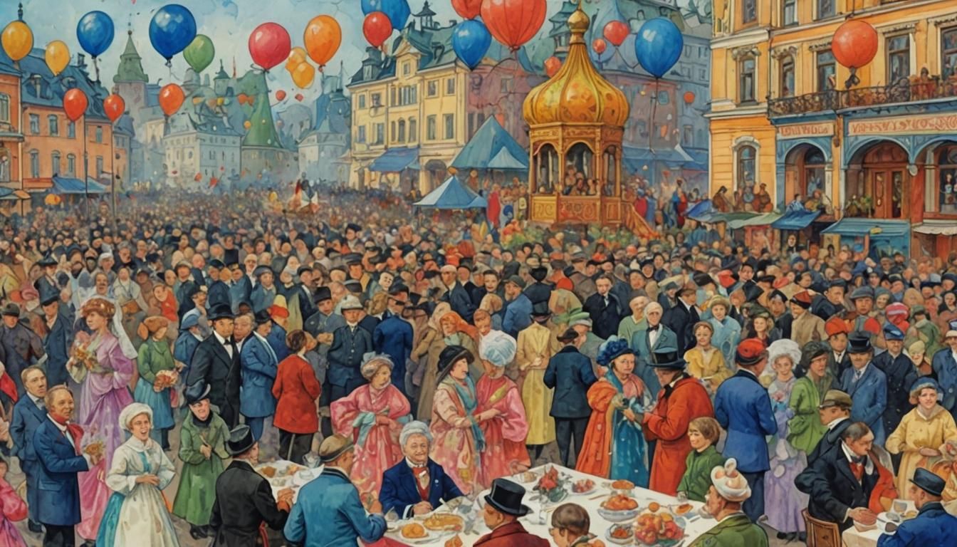 Festivities - AI Generated Artwork - NightCafe Creator