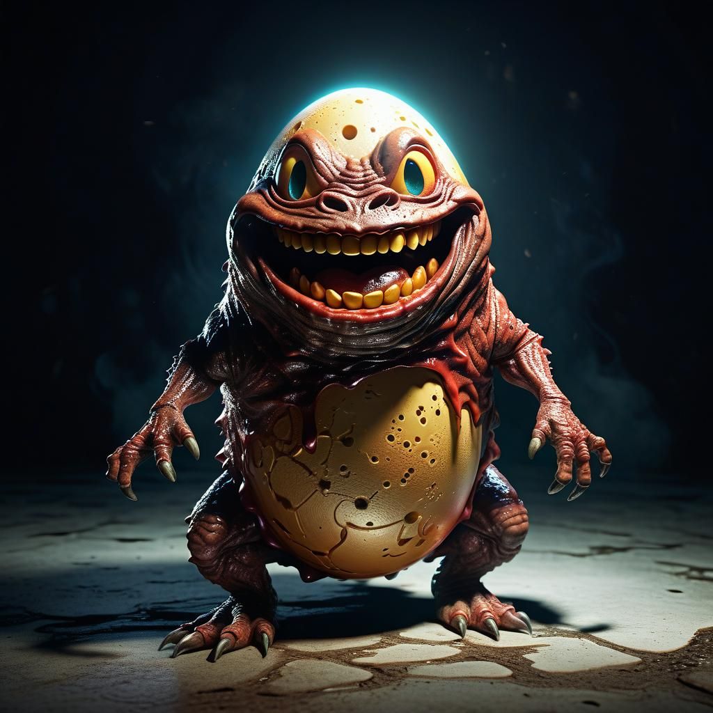 Egg Monster - AI Generated Artwork - NightCafe Creator